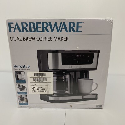 Farberware Dual Brew Side by Side Coffee Maker - FW61100042831 ...