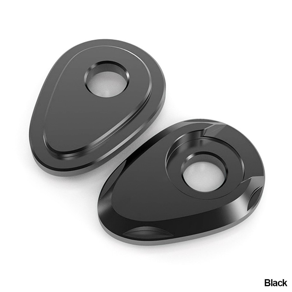 2Pcs Aluminum Alloy Motorcycle Turn Signal Light Adapter Spacer Anodic ...