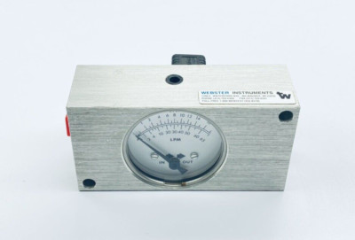 UNUSED WEBSTER THERMOMETER FLOWMETER 0-16GPM / 0-65LPM WEBSTER ...