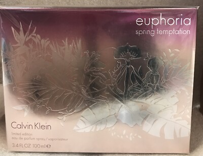 EUPHORIA SPRING TEMPTATION by CALVIN KLEIN 3.4 oz / 100 ML Eau De ...