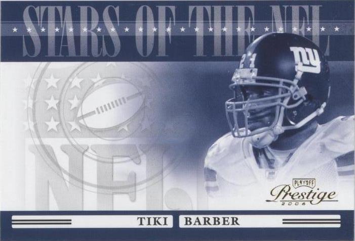 2006 Playoff Prestige - Stars of the Nfl Tiki Barber #NFL-30 for sale ...
