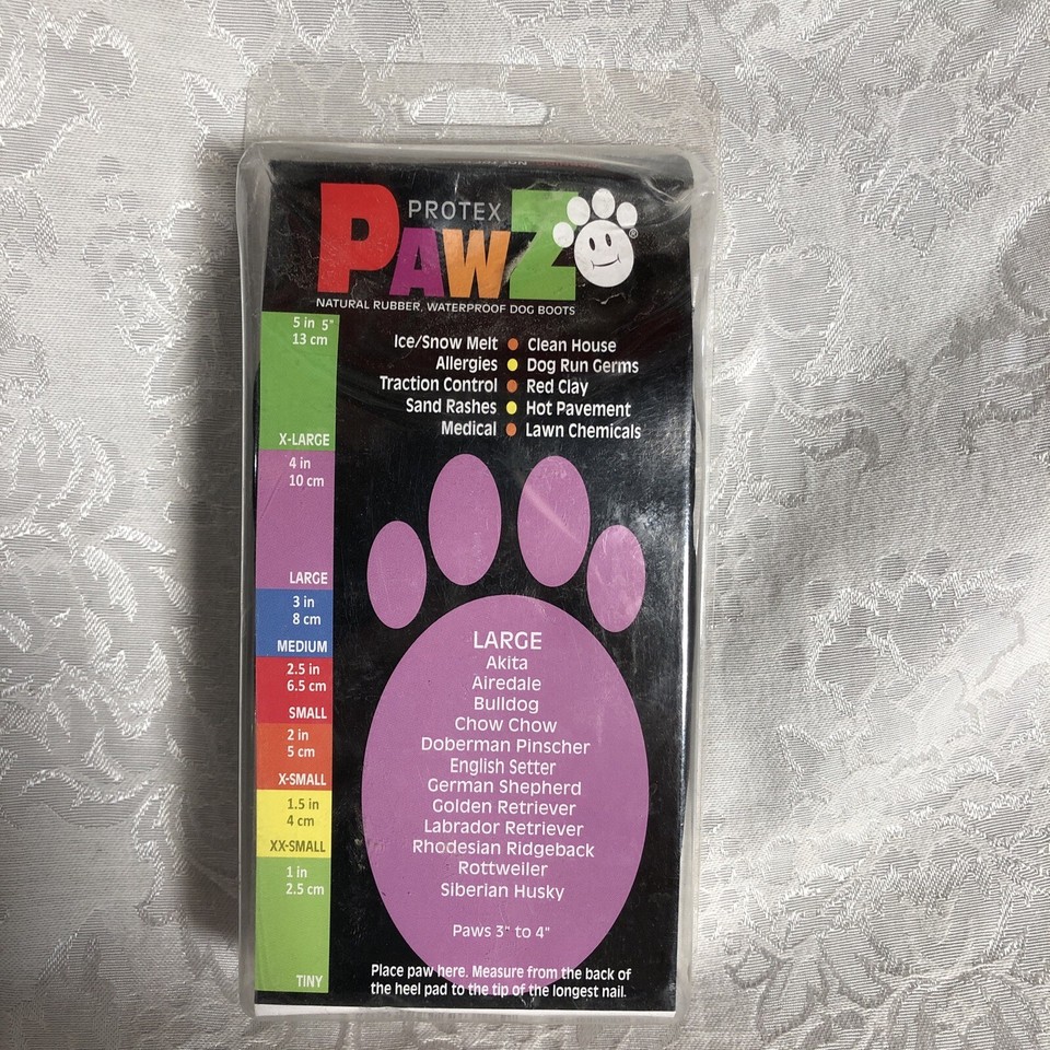 PawZ Dog Boots | Rubber Dog Booties | Waterproof Snow Boots for Dogs ...