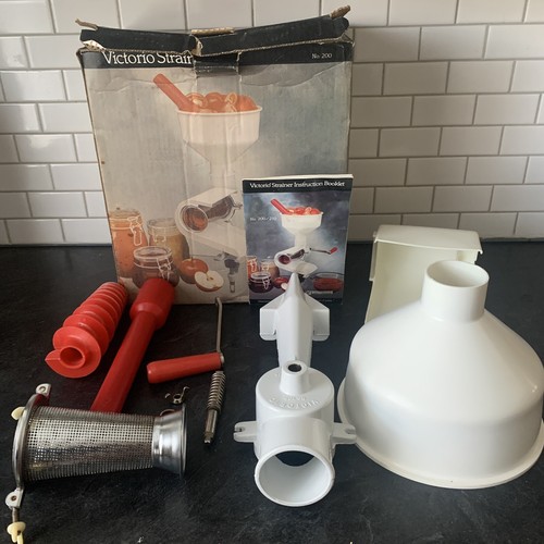 Victorio No. 200 Vegetable & Fruit Strainer Complete In Original Box ...