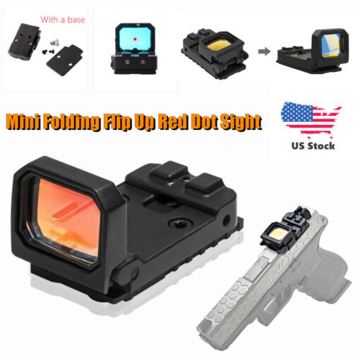 Fde Flip Up Sights Folding Flip Up Red Dot Sight - Holographic Reflex ...
