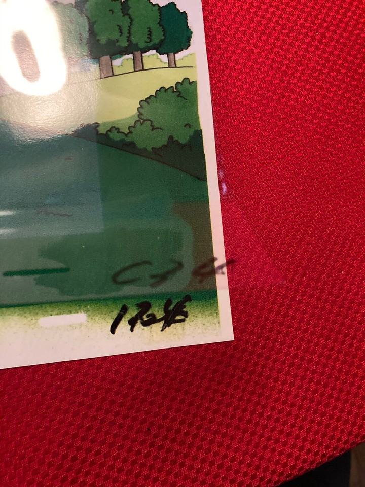 Dilbert Last Aired Episode Animation Cell - Golf - UPN TV 2000 - Framed ...