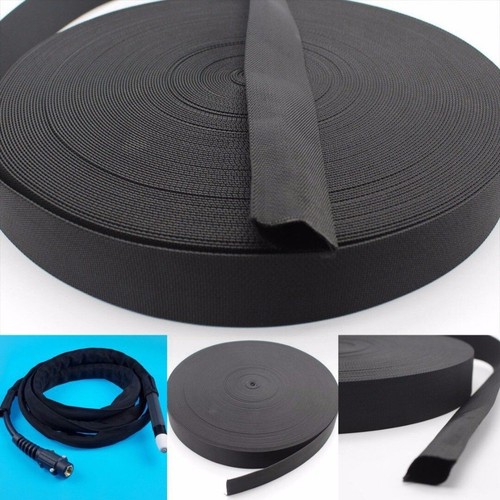 25FT Nylon Protective Sleeve Sheath Cable Cover Welding Tig Torch ...