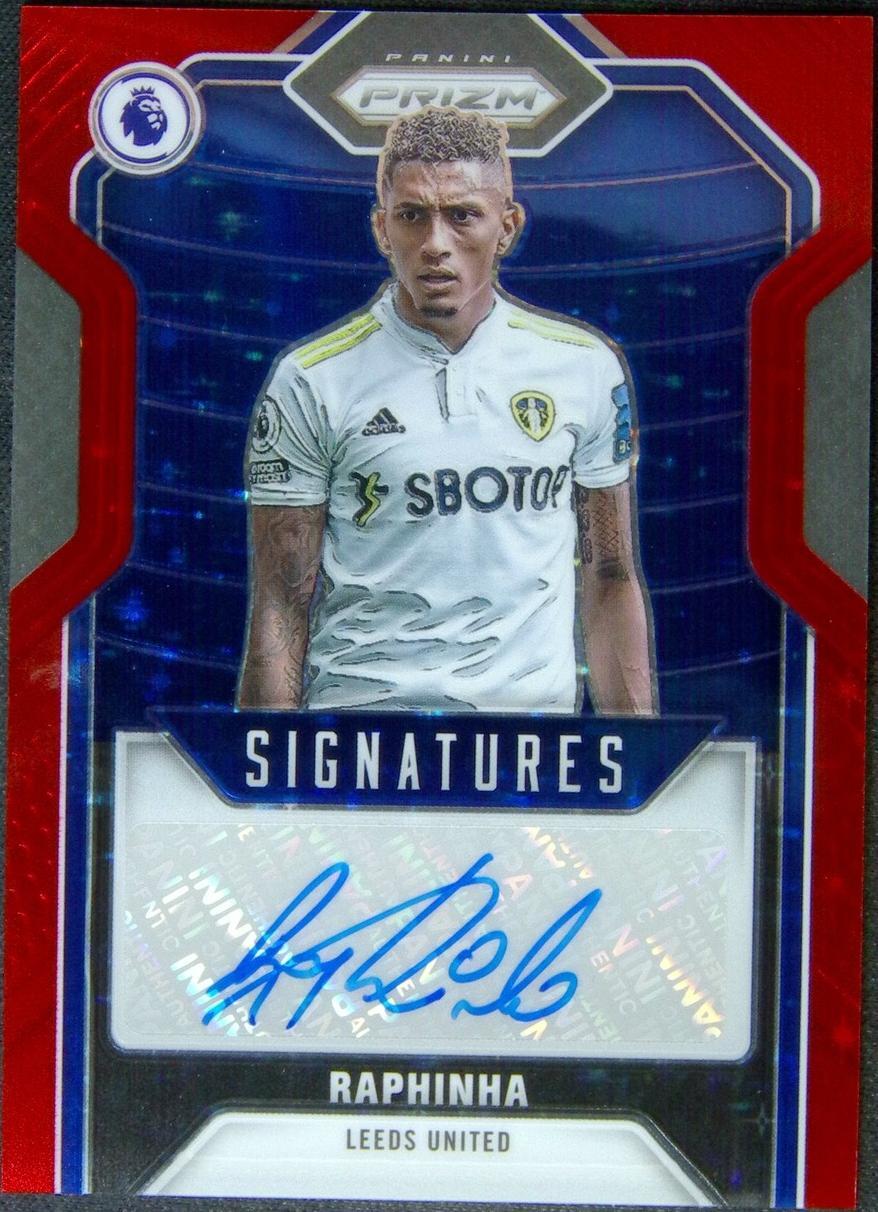 2021-22 Panini Prizm Premier League - Signatures Raphinha #S-RHA Red ...