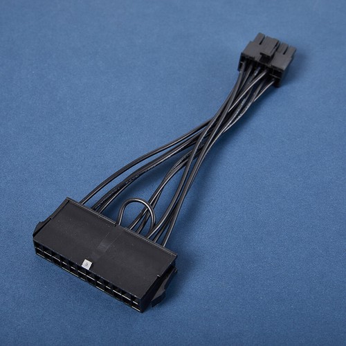 24 Pin To 10 Pin ATX PSU Main Power Adapter Power Supply Cable 18AWG W ...