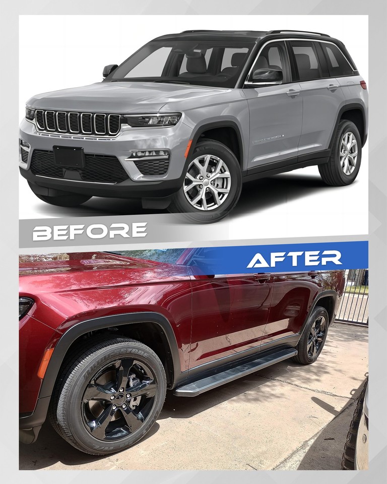 350lbs Running Board for Jeep Grand Cherokee 2-Row 2022-2025 Side Steps ...