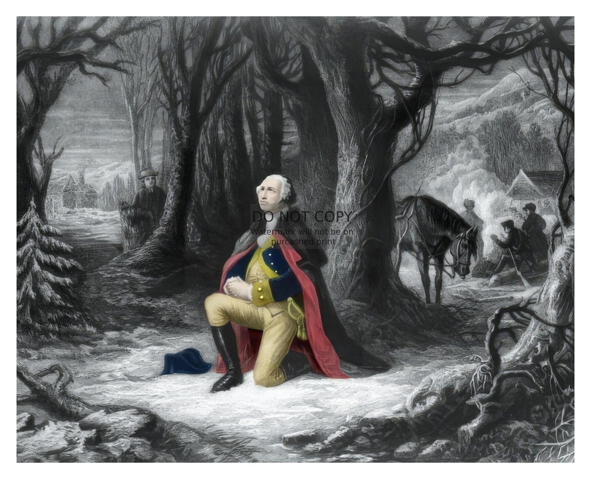 George Washington Praying Wallpaper George Washington Praying Stock
