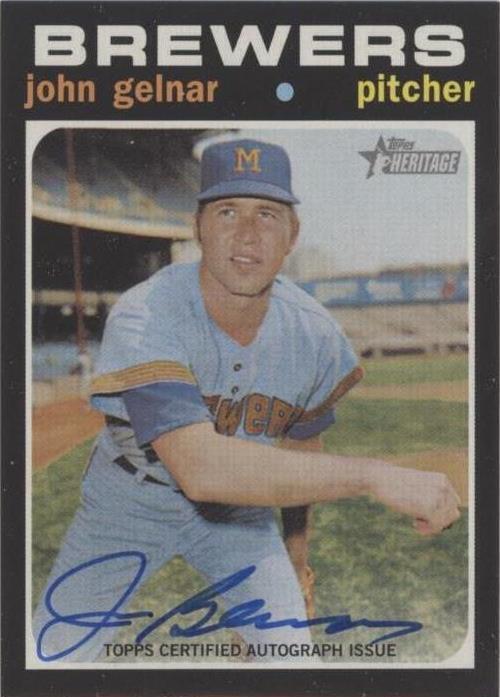 2020 Topps Heritage - Real One Autographs John Gelnar #ROA-JG (AU) for ...