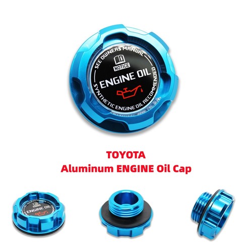 Aluminum ENGINE Oil Cap For Toyota COROLLA LEVIN AE86 MATRIX MR2 YARIS ...