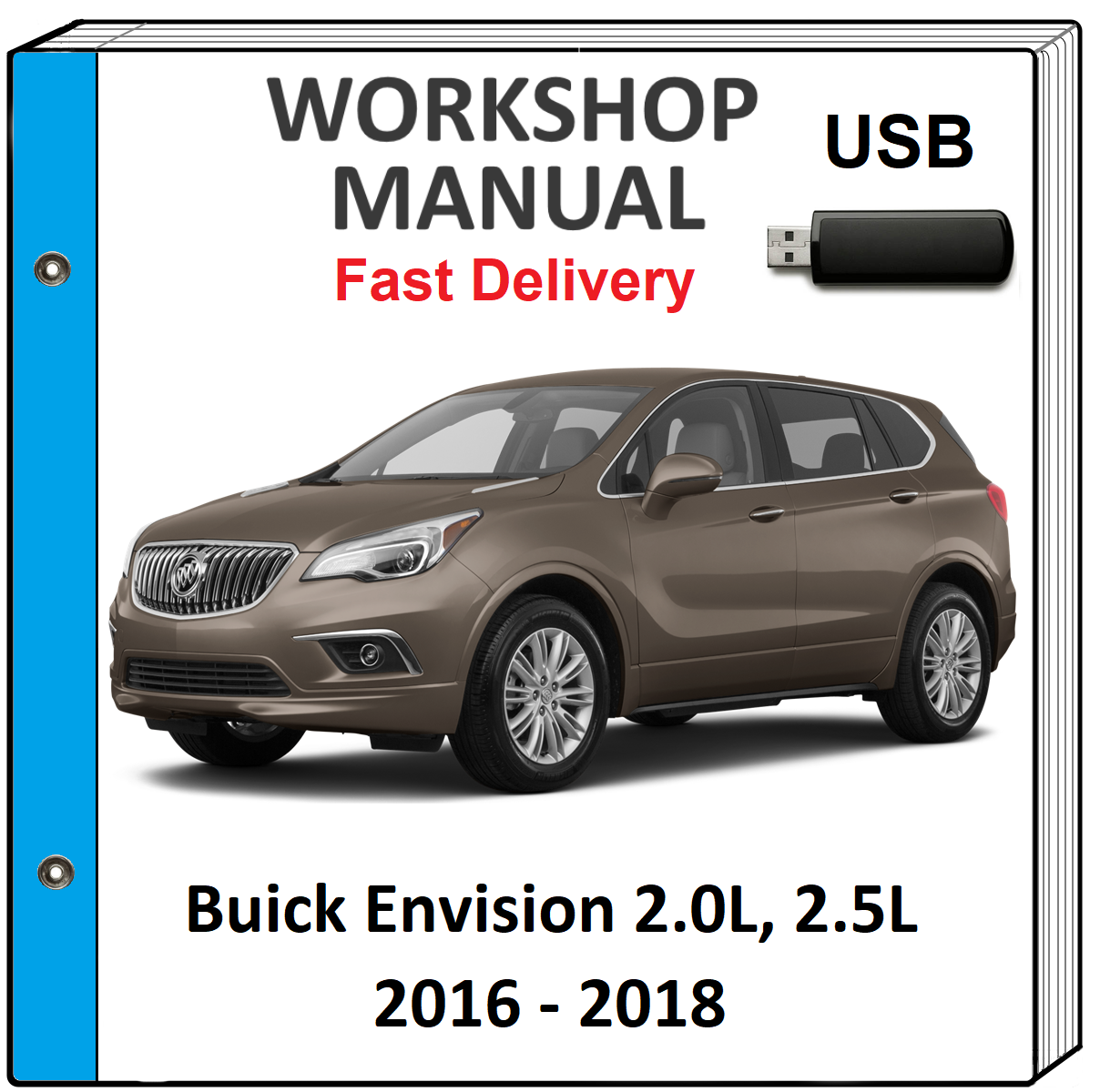 BUICK ENVISION 2016 2017 2018 SERVICE REPAIR WORKSHOP MANUAL USB | eBay