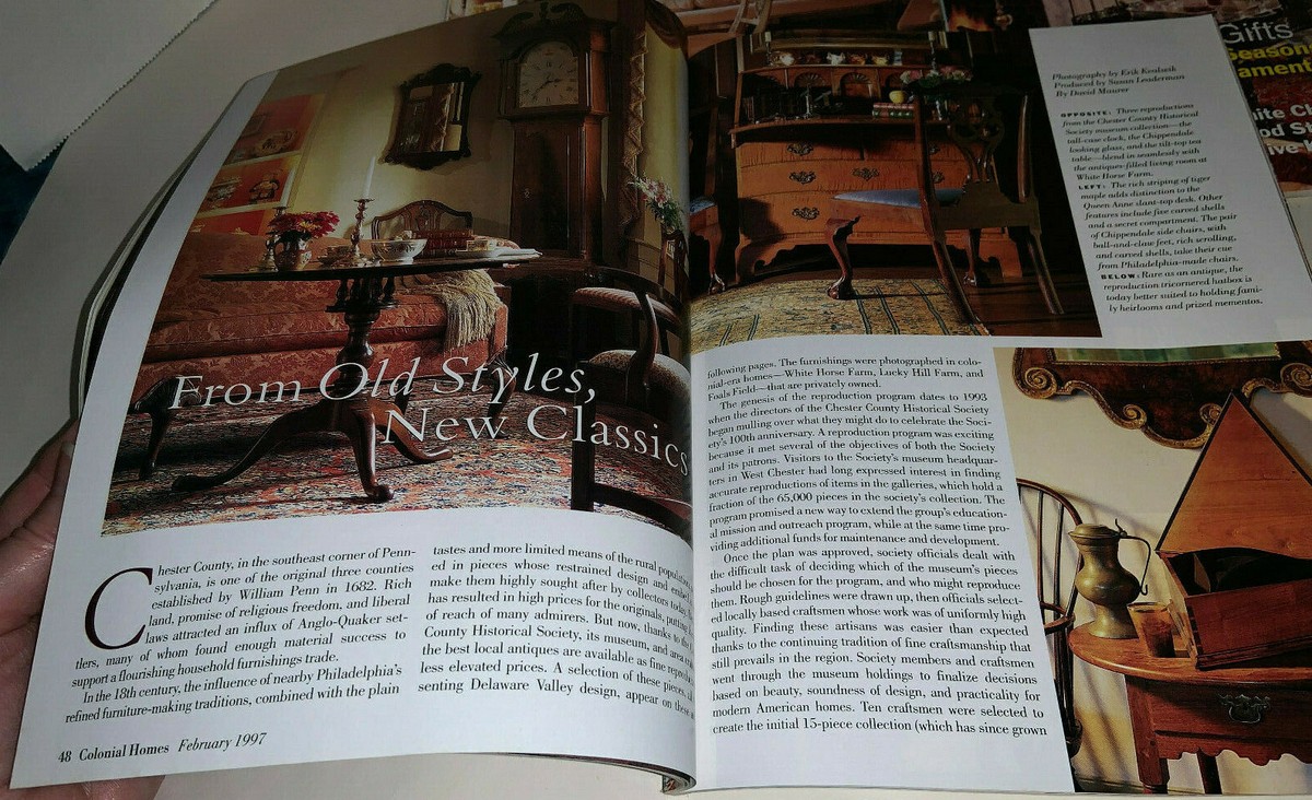 Colonial Homes Magazine Dec 1996