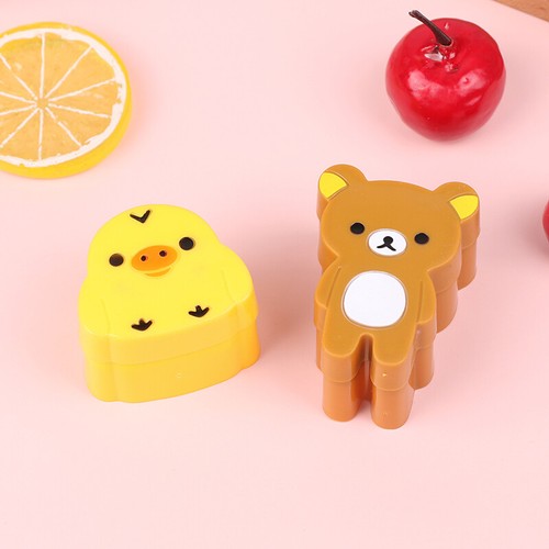 2 PCS Sandwich Crust Cutter Cookie Bread Mold Bento Maker Bear Chicken ...