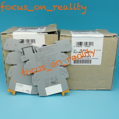 1PC PHOENIX CONTACT 2900299 (2900445+2961105) Relay Module - PLC-RPT ...