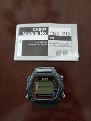 casio 1189 1219 watch.. Backlighted with date and alarm functions | eBay
