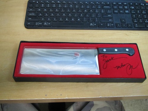 Martin Yan Signature Chef's Knife Cleaver Yan Can Cook AUTOGRAPHED | eBay