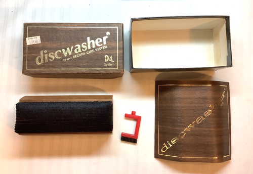 Vintage Discwasher D4 Record Care System Cleaner Brush w/ Box, Brush ...