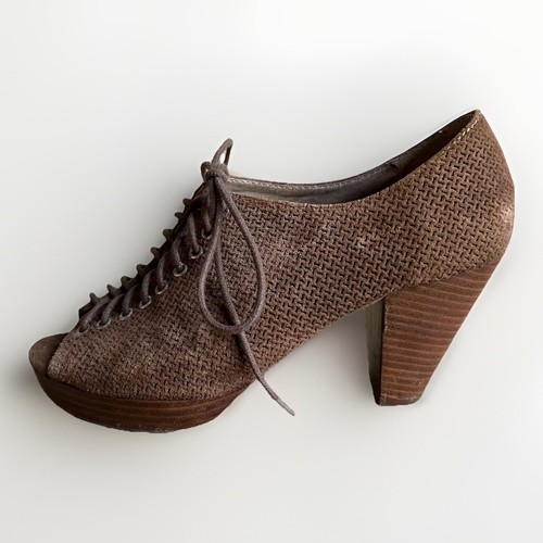Jeffrey Campbell Shoes Women Size 8 Brown Suede Roosevelt Anthropology ...