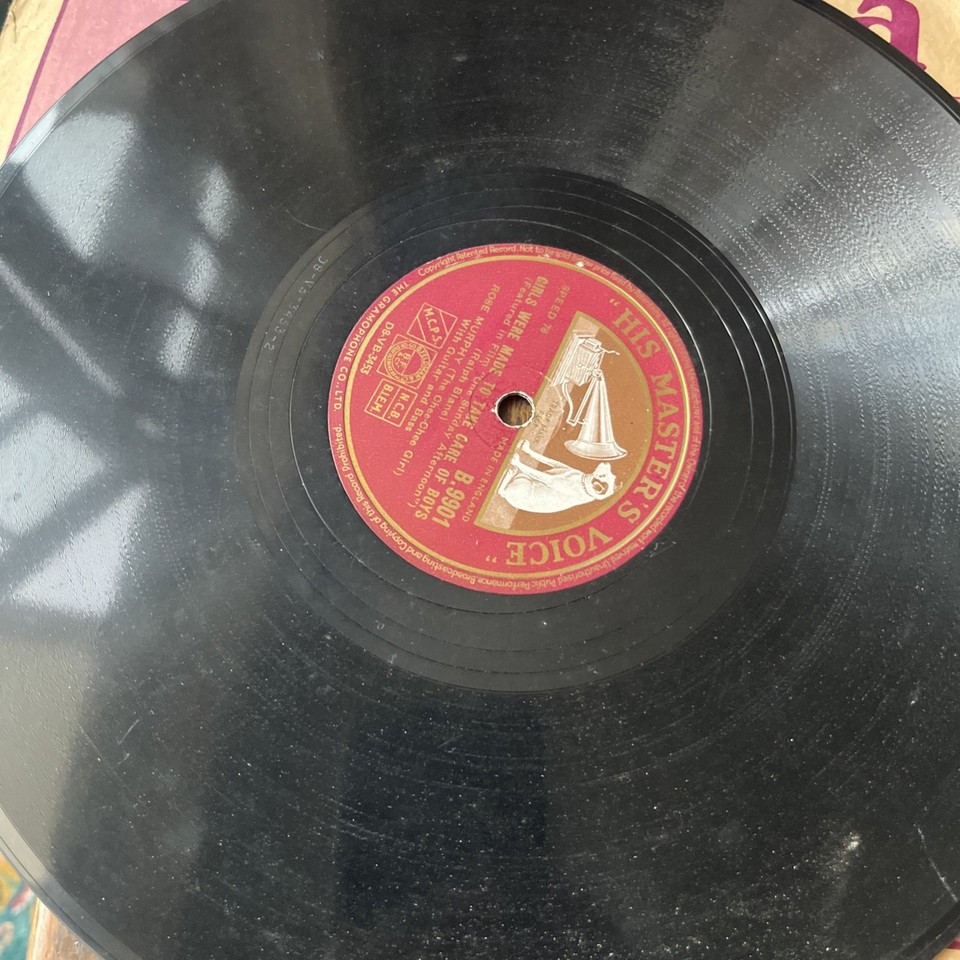 BULK BUY JOB LOT Various 6x 10” Shellac 78 rpm Discs 30s 40s 50s See ...