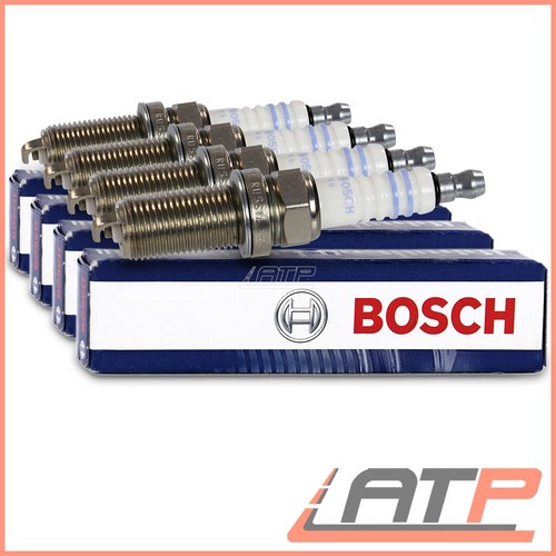 4X BOSCH SPARK PLUG FITS FOR NISSAN PRIMERA P12 WP12 02-10 1.6-2.0 NOTE ...