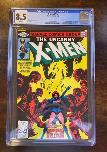 UNCANNY X-MEN #134 1980 CGC 8.5 1ST DARK PHOENIX | eBay
