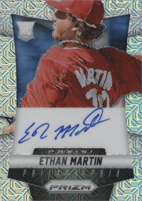 2014 Panini Prizm - Autographs Ethan Martin #EM Mojo Prizm /75 (AU, RC ...
