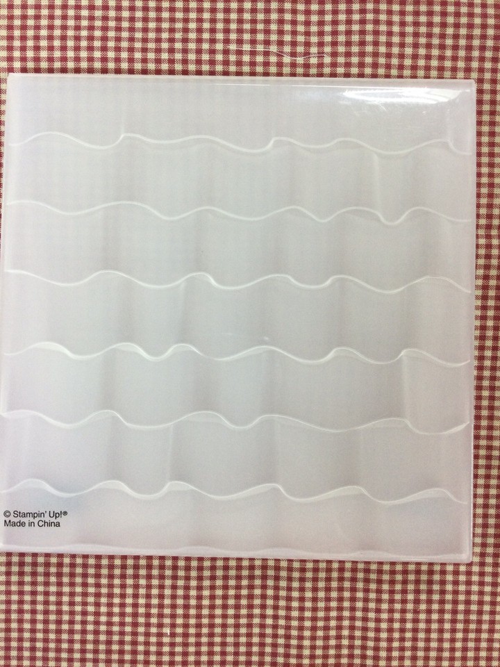 StampinUp! RUFFLED DYNAMIC TEXTURED IMPRESSIONS Embossing Folder | eBay