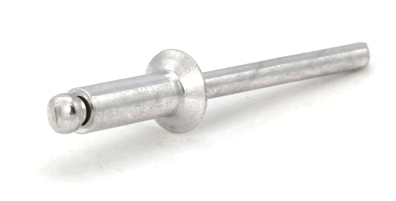 POP Rivets ALL Aluminum 1/8" (#4C) Countersunk Head Open End Blind ...