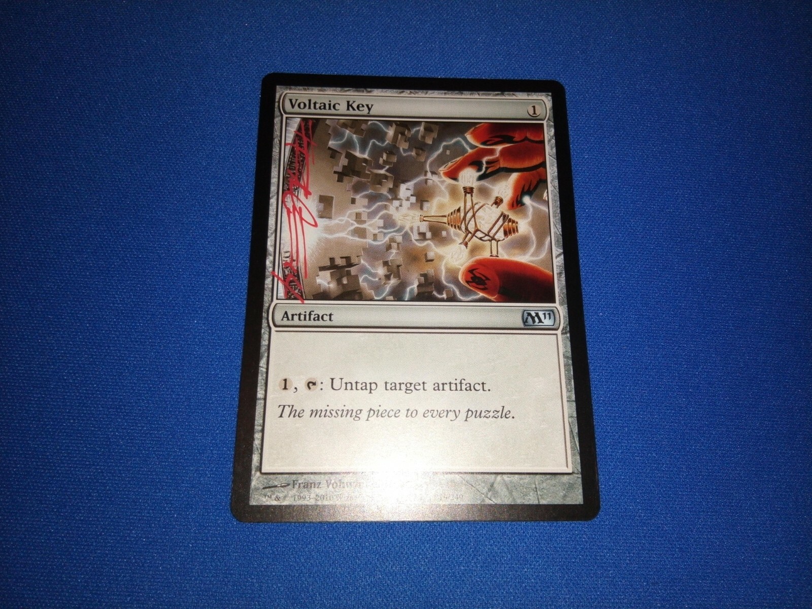 MTG Magic Voltaic Key Signed Artist Proof x1 M11 2011 Franz Vohwinkel ...