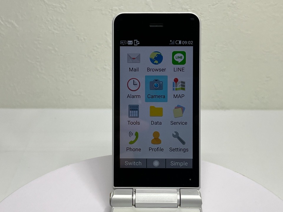 SHARP AQUOS Keitai 2 601SH Softbank White Unlocked SIM Free FLIP PHONE ...