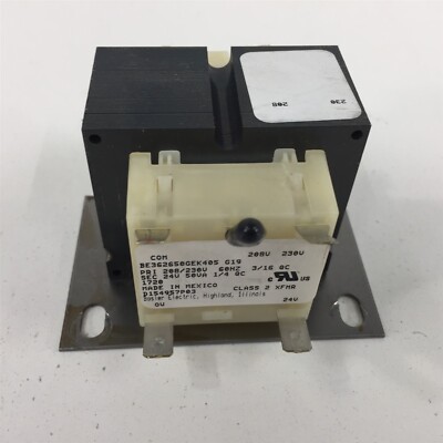 Trane D154957P03 Basler Electric BE362650GEK405 208/230V 24V 50VA ...