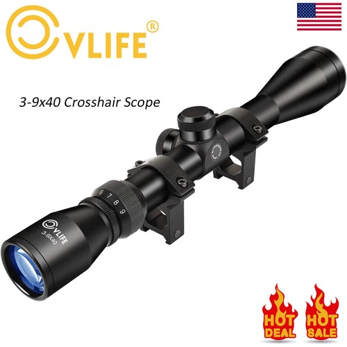 3-9x40 Hunting Scope Optics Mil Dot Crosshair Rifle Scope Optical Sight ...