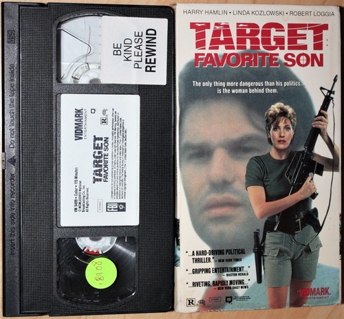 TARGET: FAVORITE SON (vhs) Harry Hamlin, Linda Kozlowski. Good Cond ...