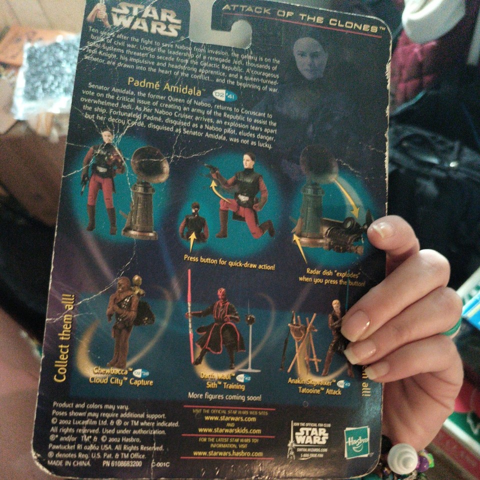 Hasbro Star Wars Padme Amidala Coruscant Attack Action Figure ...