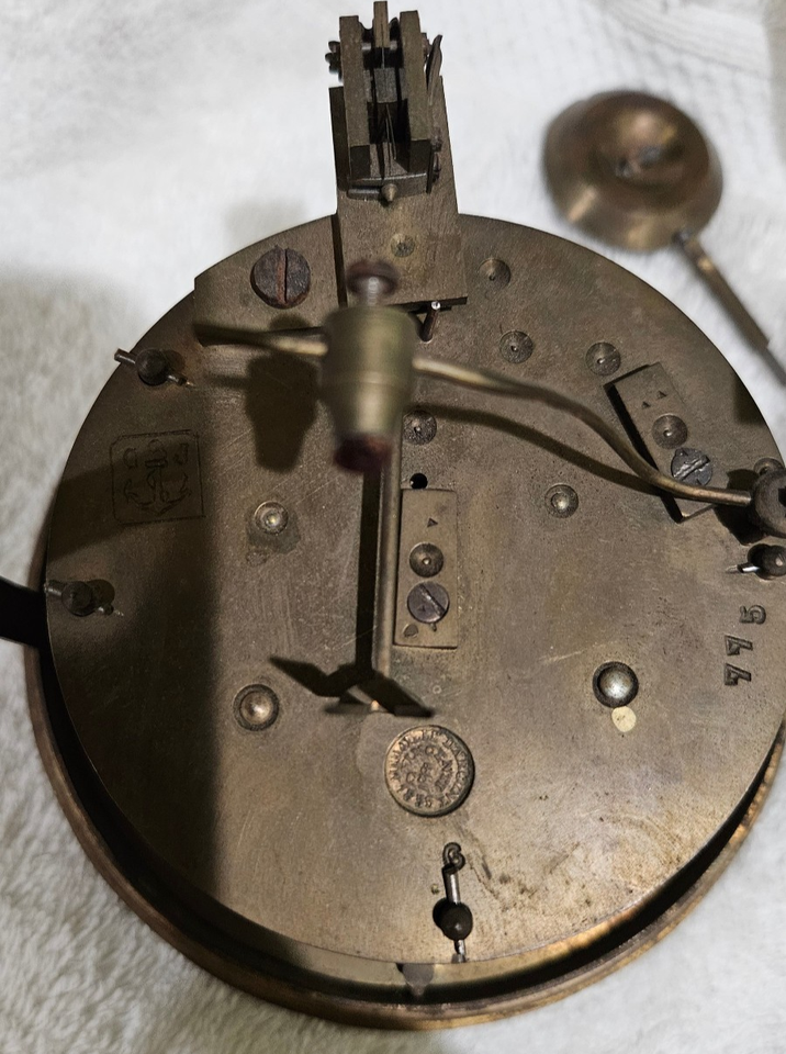 Antique, Vincenti French Clock Movement for Parts or Repair, 1855 | eBay