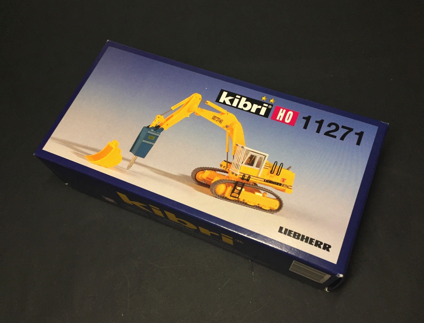 kibri 11271 Baukasten Liebherr 974 mit Abbruchmeißel & Schaufel H0 1:87 ...