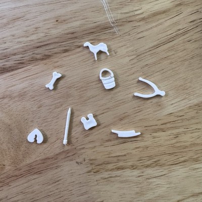 1965 Operation Game Parts Lot - Bones Heart Ribs - VTG - 8 Replacement ...