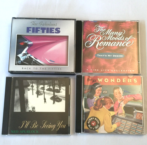 4 OLDIES CD GLORY DAYS ROCK N ROLL THE FIFTIES MOODS ROMANCE NED ...