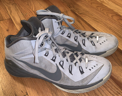 Nike Hyperdunk 2014 Gray Basketball Training Sneakers 654252-020 Sz 12 ...