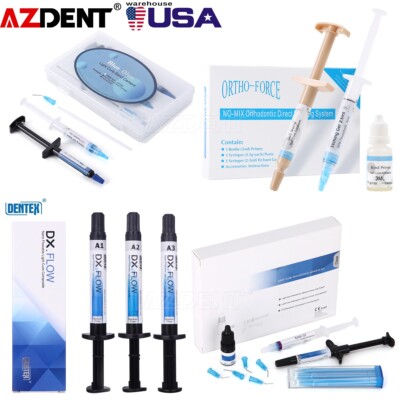 Dental Orthodontic Light Cure Adhesive Resin Kit Bracket Bonding Curing ...