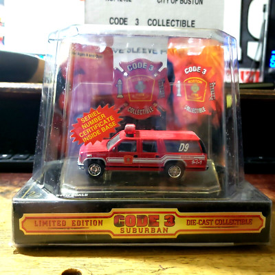 Code 3 City of Boston Fire Division Commander GMC Suburban # 12402-D9 ...