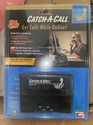 Catch-A-Call Telephone Line Sharing Device For Phone, Fax, and Internet ...