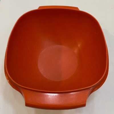 Vintage Tupperware Servalier Bowl without lid 838-8 Harvest Orange | eBay