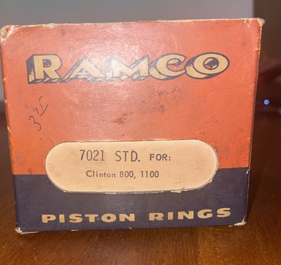 Ramco # 7021 STD Piston Ring Set - Mechanic Estate Sale Find | eBay