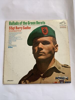Ballads Of The Green Berets SSgt Barry Sadler US Army Vinyl Record ...
