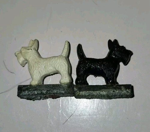 Vintage Novelty Fascinating Frisky Scotty Dogs Magnetic Action Magic ...