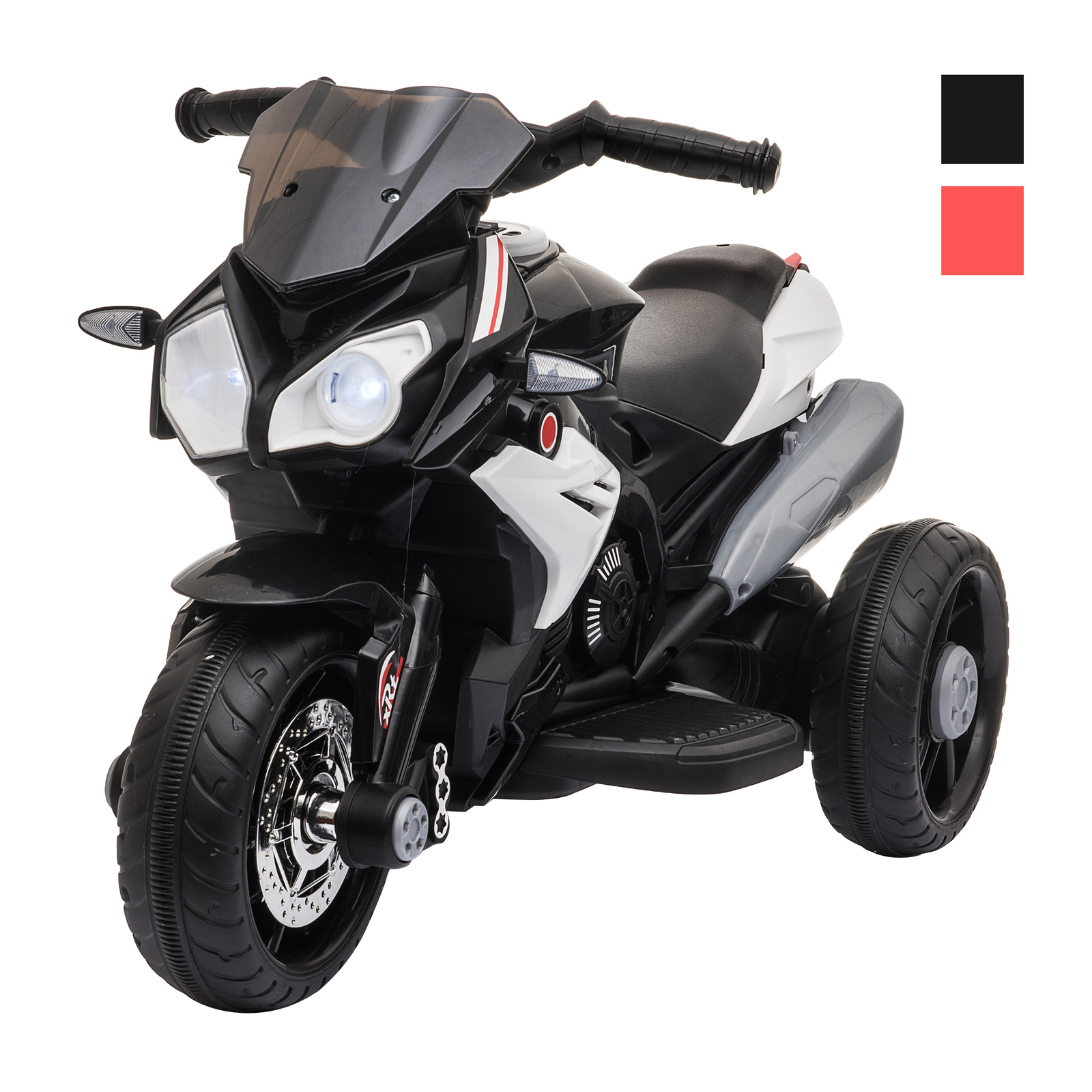 Kids Electric Pedal Motorcycle Ride-On Toy Battery Powered 6V for 3-6 ...