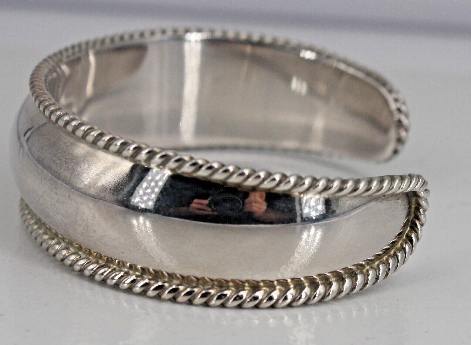 Vintage Mark Wasserman Samara Sterling Silver Cuff Br… - Gem